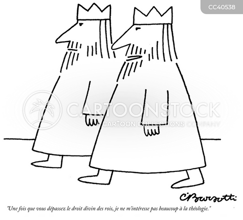 Dessins humoristique et caricaturés avec Droit Divin Des Rois