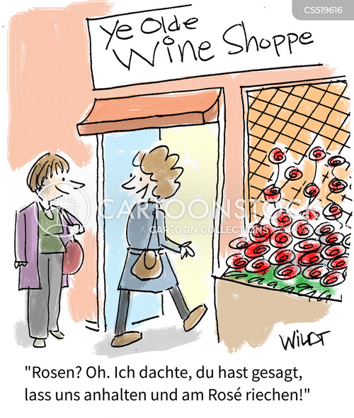 Cartoons und Karikaturen mit Rosen