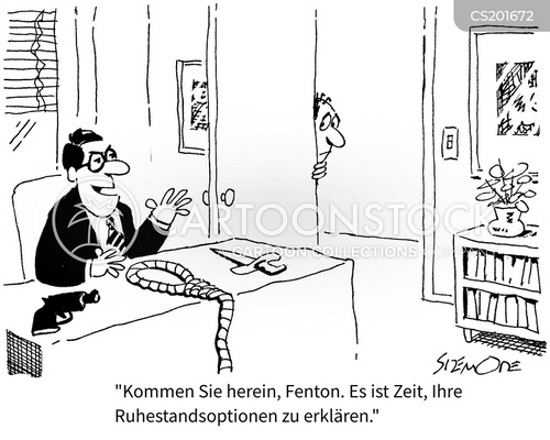 Cartoons und Karikaturen mit Erzwungener Ruhestand