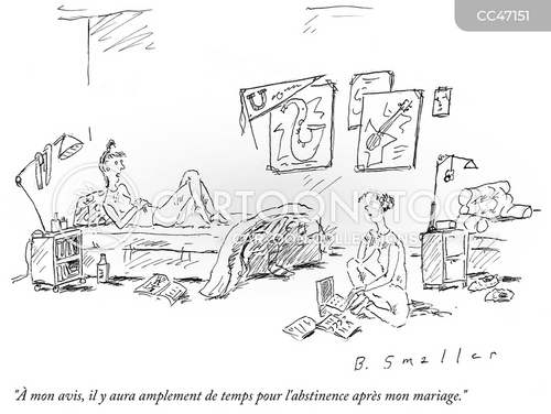Dessins humoristique et caricaturés avec Abstinence