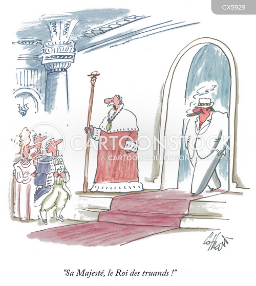 Dessins humoristique et caricaturés avec Cours Royales