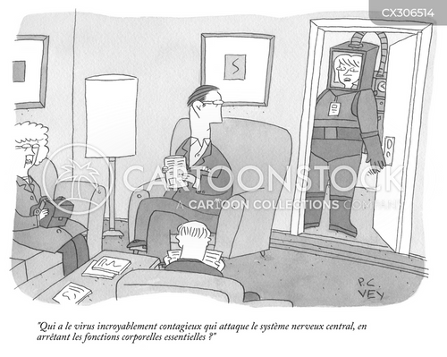 Dessins humoristique et caricaturés avec Attente D'un Colis