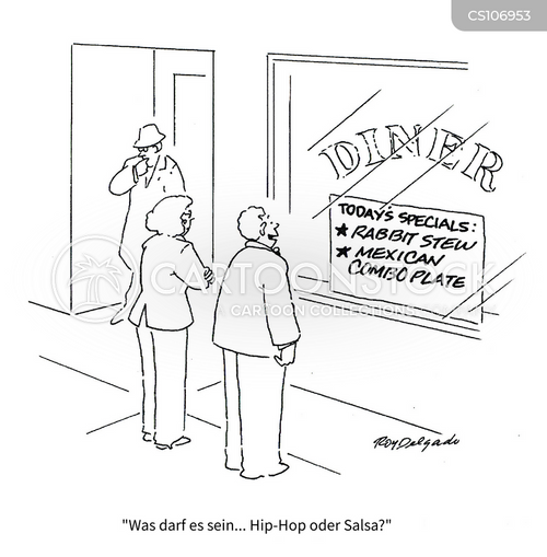 Cartoons und Karikaturen mit Hip Hop