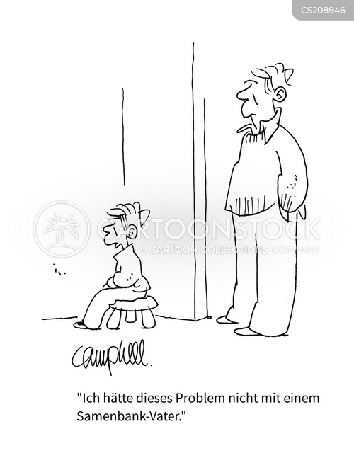 Cartoons und Karikaturen mit Samenbank