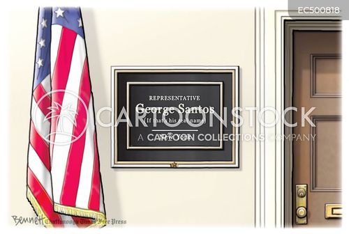 Congressman Santos Cartoons and Comics - funny pictures from CartoonStock
