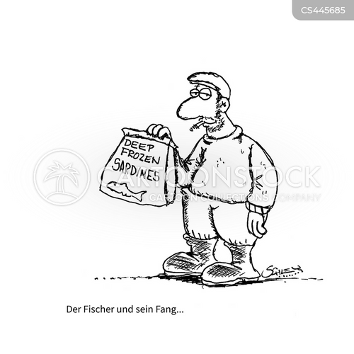 Cartoons und Karikaturen mit Fischer