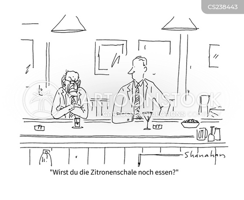 Cartoons und Karikaturen mit Saueres Gesicht