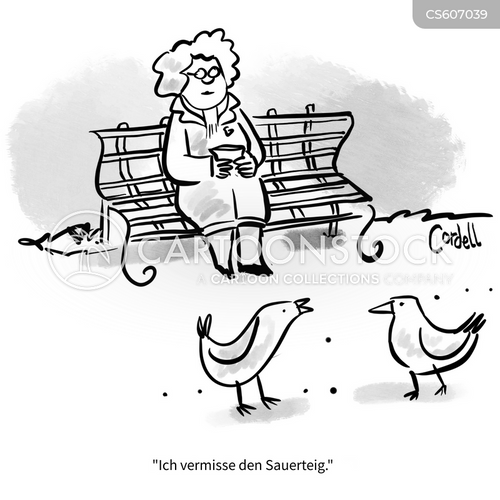 Cartoons und Karikaturen mit Sauerteigstarter