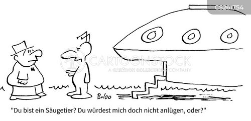 Cartoons und Karikaturen mit Brieftiere