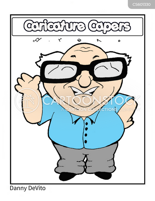 Cartoons und Karikaturen mit Danny Devito