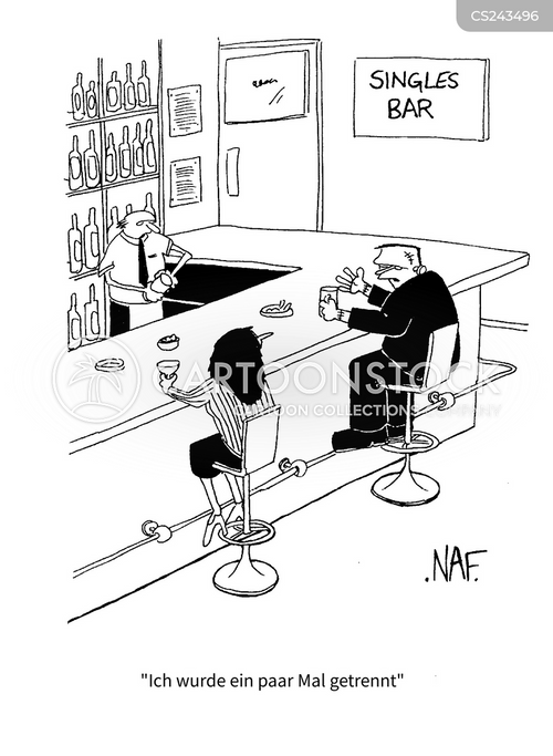 Cartoons und Karikaturen mit Trennungen