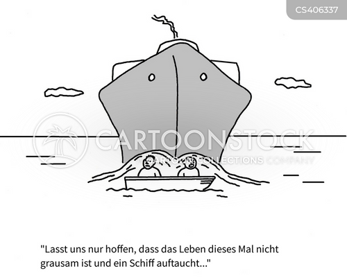 Cartoons und Karikaturen mit Boote