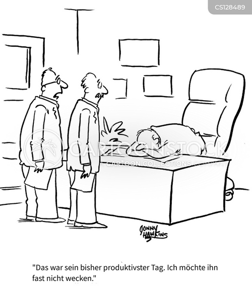 Cartoons und Karikaturen mit Am Produktivsten