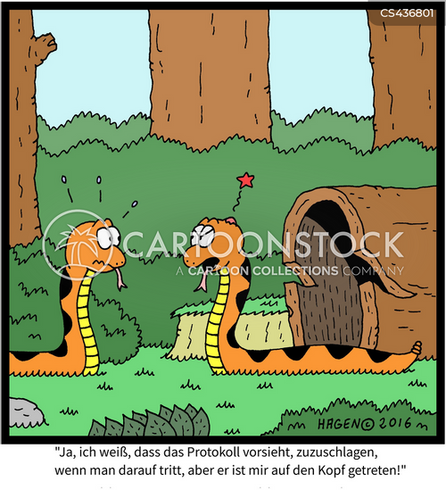 Cartoons und Karikaturen mit Protokoll