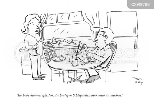 Cartoons und Karikaturen mit Bedürfnis Nach Bestätigung