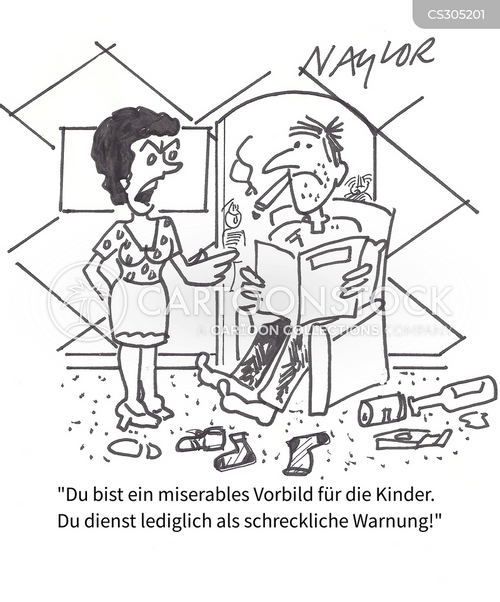 Cartoons und Karikaturen mit Vorbilder
