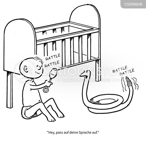 Cartoons und Karikaturen mit Sprache