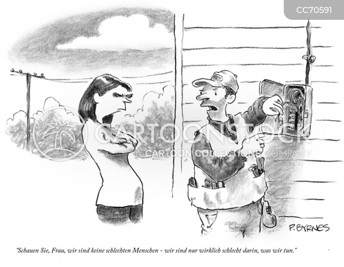 Cartoons und Karikaturen mit Technische Fehler