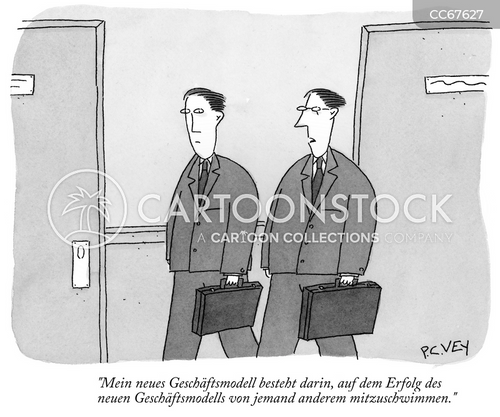 Cartoons und Karikaturen mit Schleimer