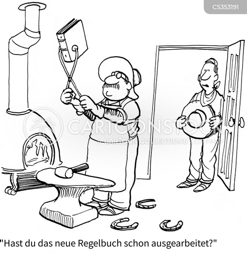 Cartoons und Karikaturen mit Neue Regel