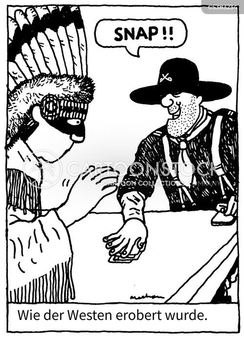 Cartoons und Karikaturen mit American West