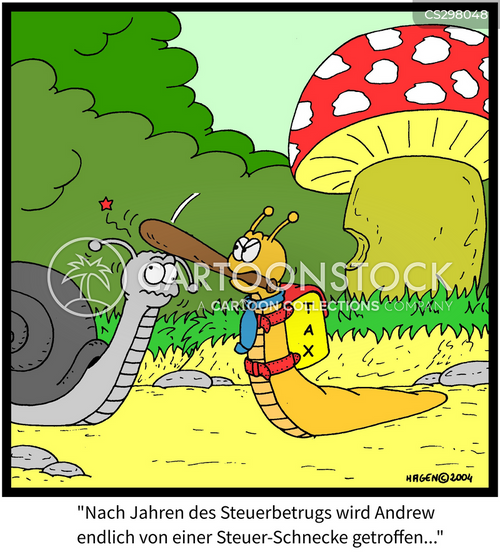 Cartoons und Karikaturen mit Steuerjahre