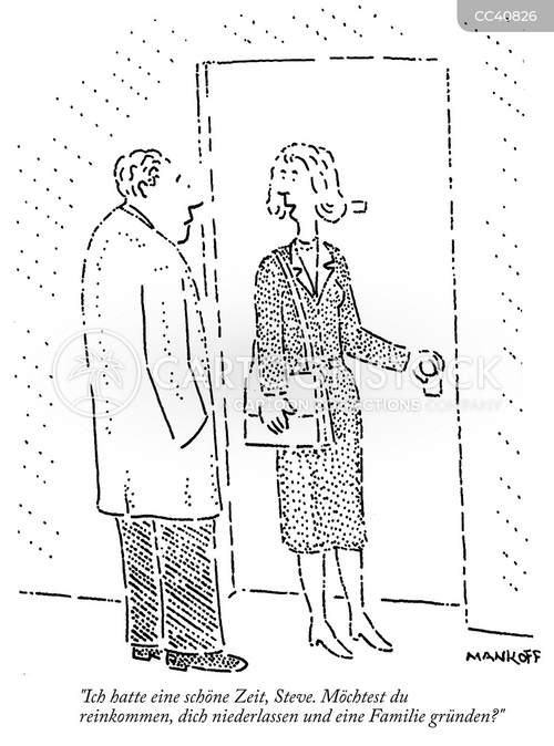 Cartoons und Karikaturen mit Dich Kennenlernen