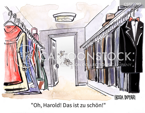 Cartoons und Karikaturen mit Mottenbefall