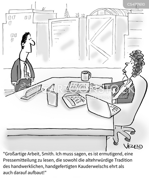 Cartoons und Karikaturen mit Pressemitteilungen