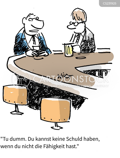 Cartoons und Karikaturen mit Spielt Dumm