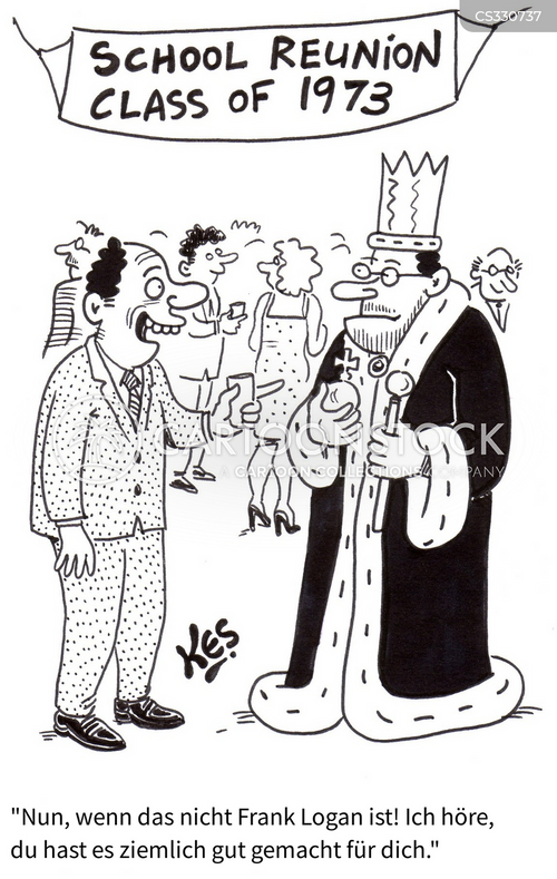 Cartoons und Karikaturen mit Klassentreffen