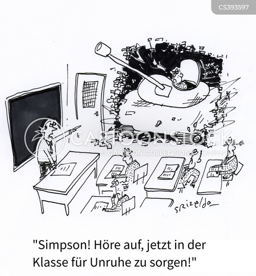 Cartoons und Karikaturen mit Armee Panzer