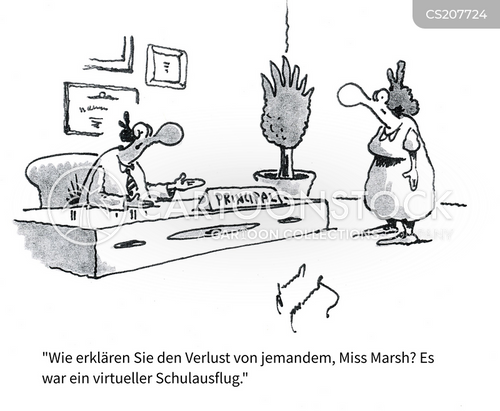 Cartoons und Karikaturen mit Schulausflug