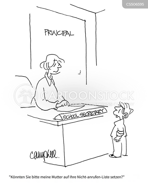 Cartoons und Karikaturen mit Anrufen