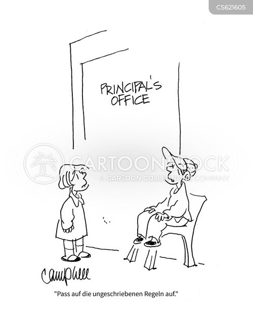Cartoons und Karikaturen mit Regeln