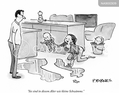 Cartoons und Karikaturen mit Neugier-getriebenes Lernen