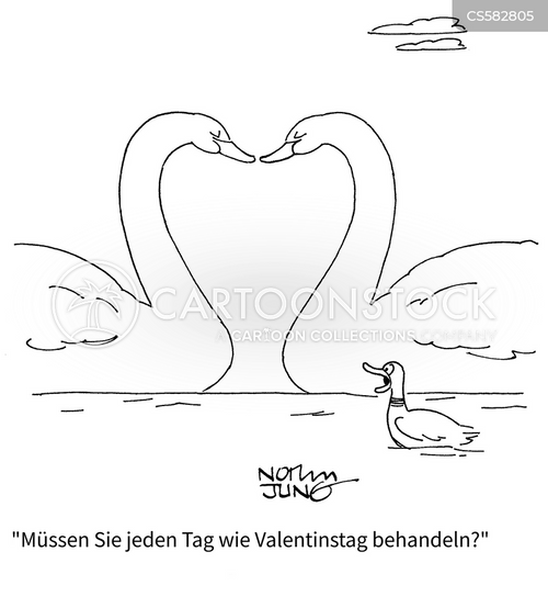 Cartoons und Karikaturen mit Valentinstag
