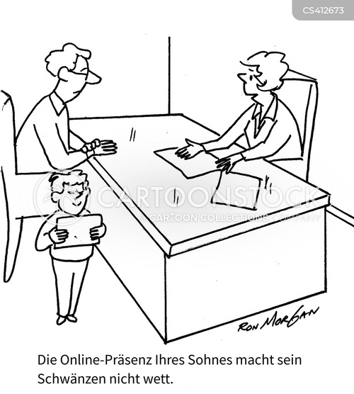 Cartoons und Karikaturen mit Fehlen Im Unterricht