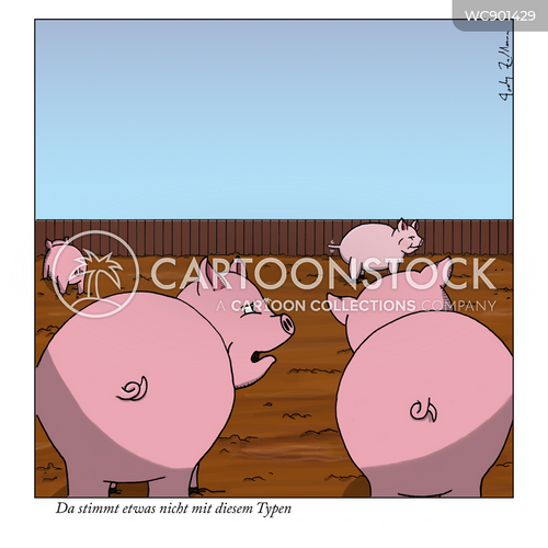 Cartoons und Karikaturen mit Aberration