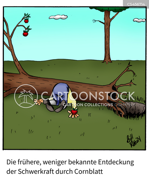 Cartoons und Karikaturen mit Entdeckung