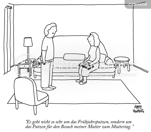 Cartoons und Karikaturen mit Muttertag