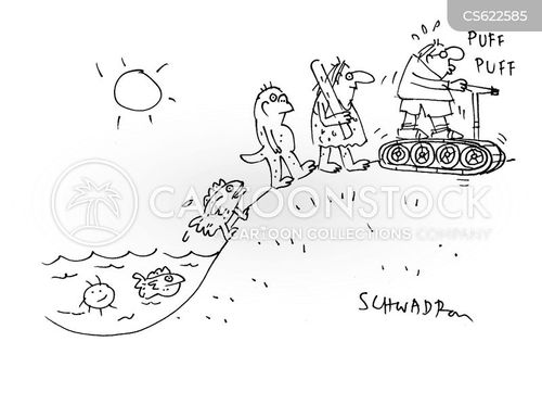 Pastime Evolution Cartoons and Comics - funny pictures from CartoonStock