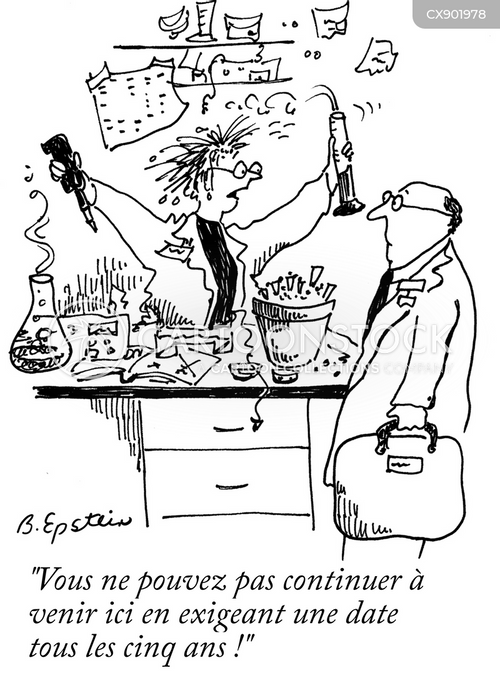 Dessins humoristique et caricaturés avec Chimie