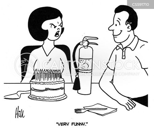Cake Fire Cartoons and Comics - funny pictures from CartoonStock