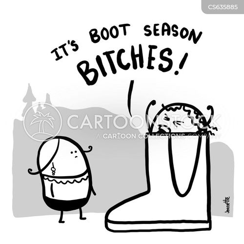 Oversized Footwear Cartoons and Comics - funny pictures from CartoonStock