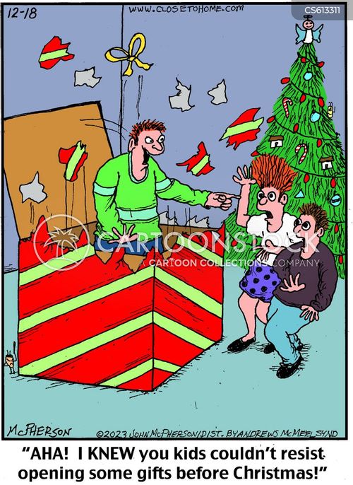 Christmas Tree Reveal Cartoons and Comics - funny pictures from ...