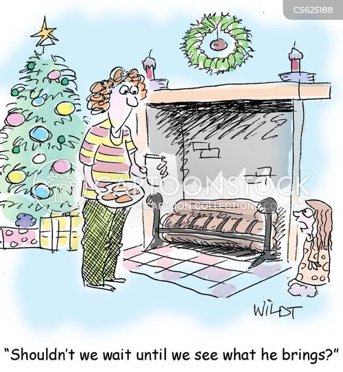 Kris Kringle Cartoons and Comics - funny pictures from CartoonStock