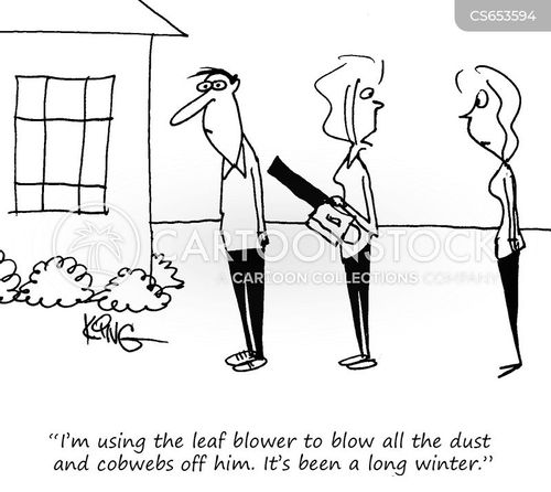 Blow The Cobwebs Off Cartoons and Comics - funny pictures from CartoonStock