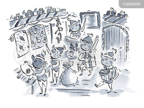 Elves At Work Cartoons and Comics - funny pictures from CartoonStock