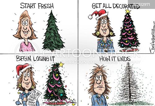 Festive Fatigue Cartoons and Comics - funny pictures from CartoonStock